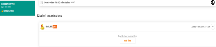 Managing Late Submissions for Online Assessments