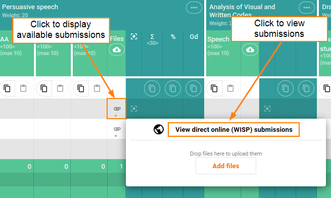 Annotating WISP Assessment Submissions