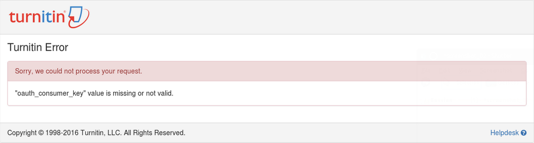 Troubleshooting Turnitin integration issues