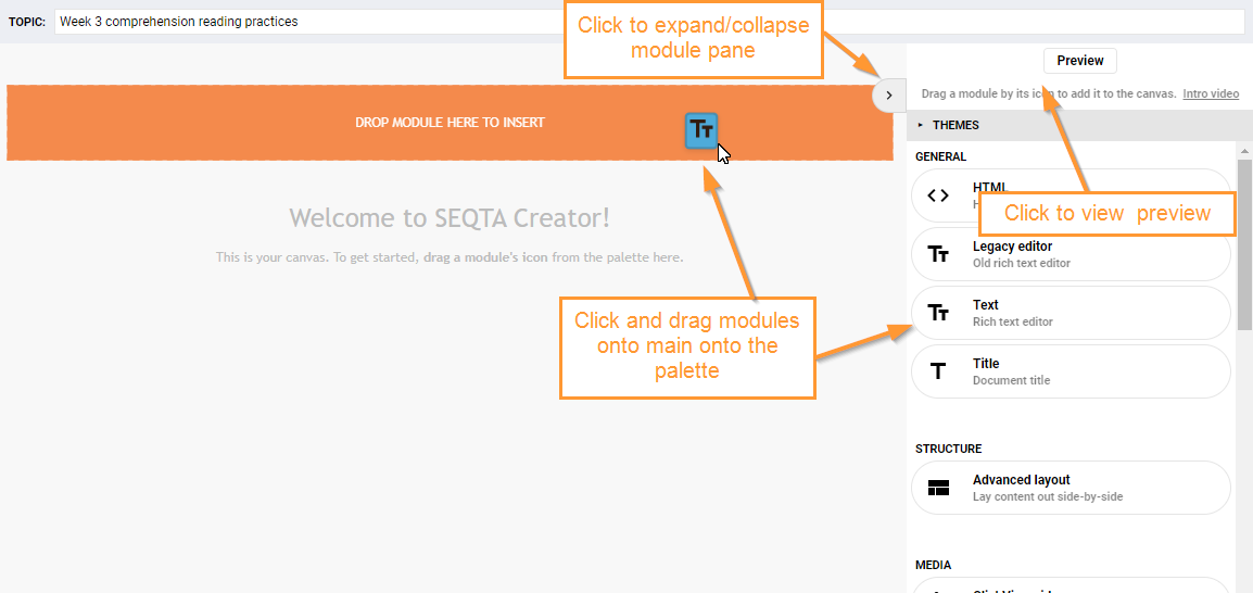 About SEQTA Creator