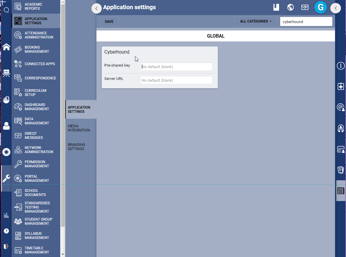 Cyberhound integration setup