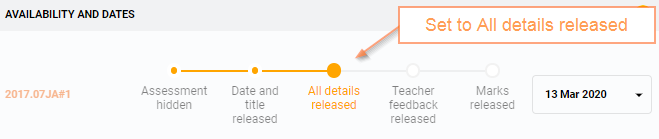 Enabling Online Assessment Submissions and WISP Assessments