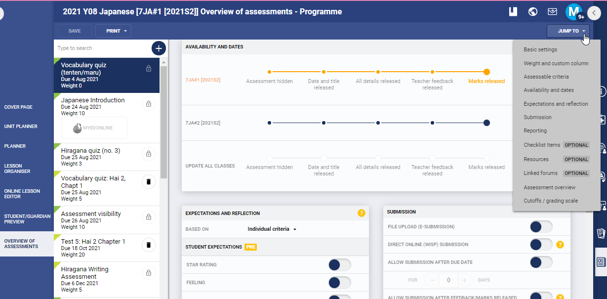 Programme Visibility In Seqta Learn And Seqta Engage
