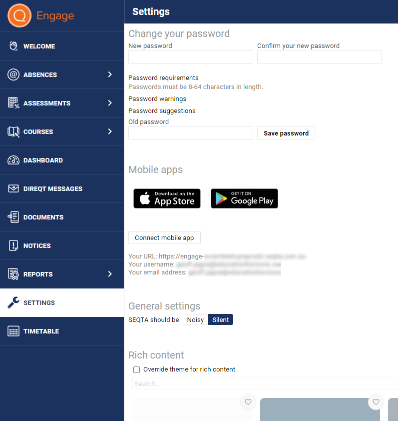 SEQTA Learn and SEQTA Engage Apps Setup