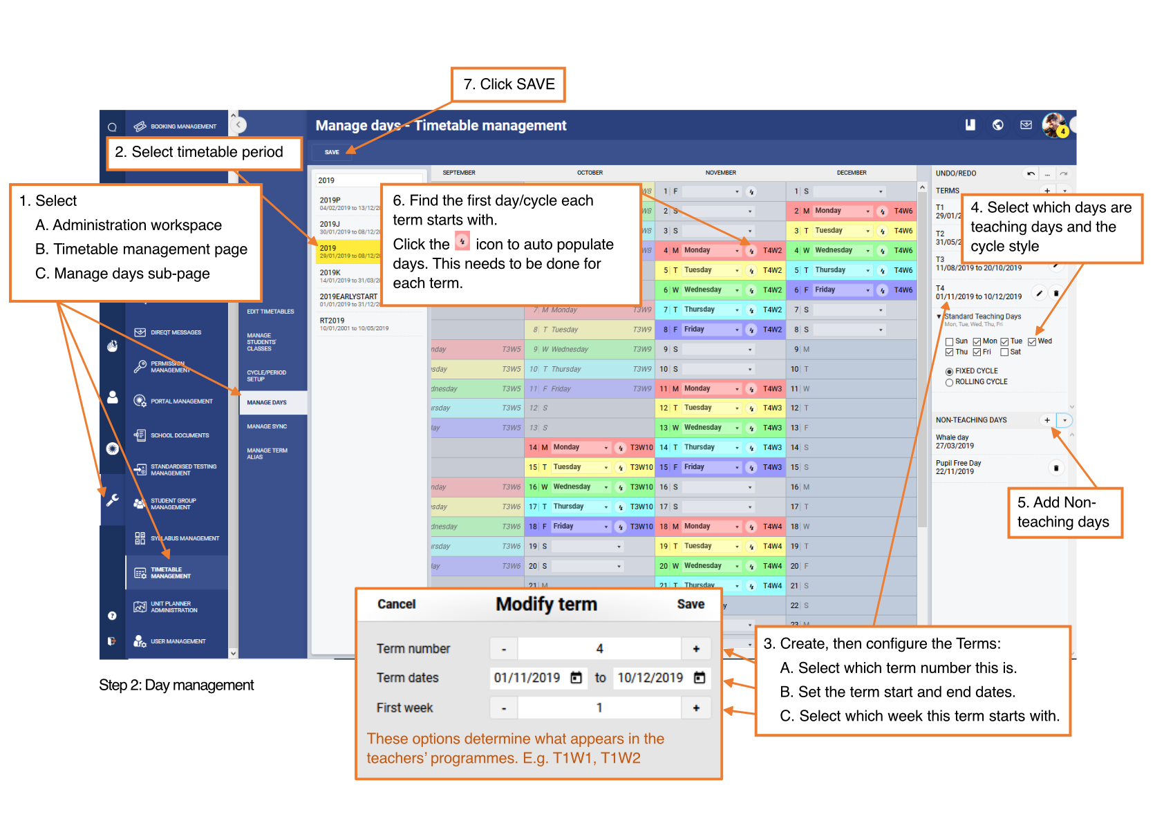 Timetable Setup Guide